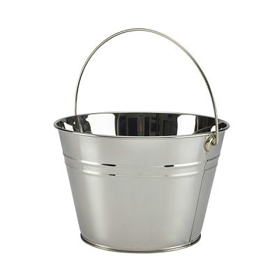 Stainless Steel Ribbed Serving Bucket | Serving Bucket | Food Bucket ...