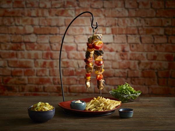 Black Wire Espetada Kebab Skewer Frame | Espetada | Kebab Presenter