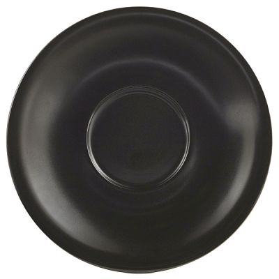 MATT BLACK Porcelain Saucer | Small Grey Saucer