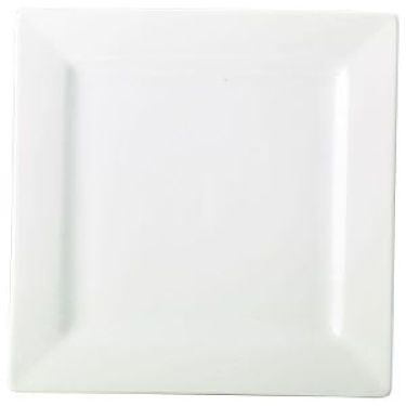White Porcelain Square Plate | Square Dinner Plate | White Porcelain ...