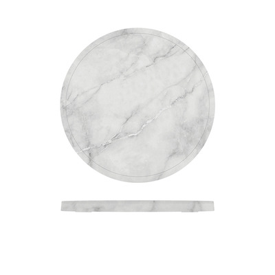 White Marble Agra Melamine Slab | Buffet Display Platter | Melamine ...