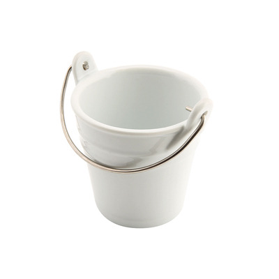 Porcelain Bucket with Handle | Wholesale Porcelain Serving Bucket