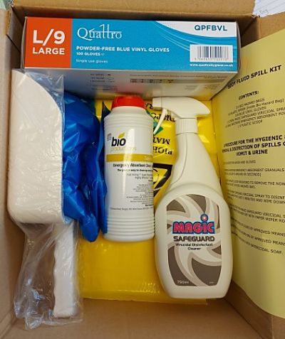 Body Fluid Spill Kit | Sick Spill Kit | Spillage Kit