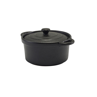 Forge Stoneware Lidded Casserole Dish | Cast Iron Dish | Stoneware ...