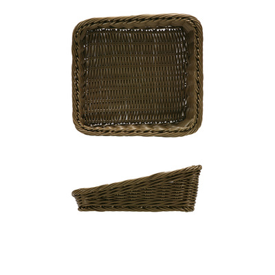 Lisbon Angled Polywicker Basket | Wicker Basket | Counter Display Basket