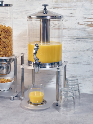 Acrylic Base Juice Dispenser | Buffet Juice Dispenser | Refrigerated ...
