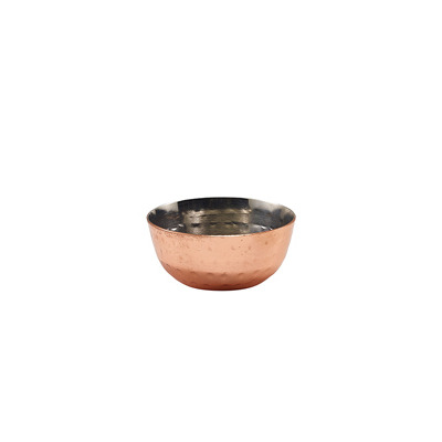 Copper Plated Mini Hammered Bowl | Metal Hammered Ramekin | Gold Ramekins