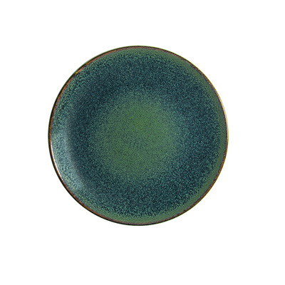 Ore Mar Gourmet Flat Plate | Blue Green Plate | Dark Green Plate