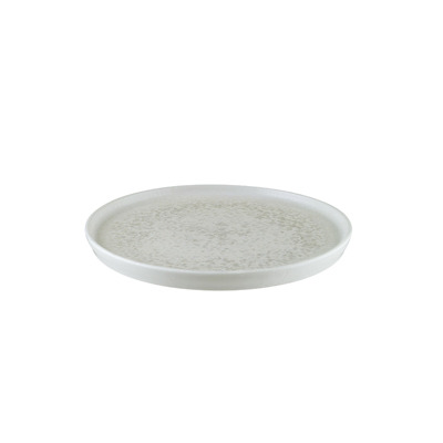 Lunar White Hygge Flat Plate | White Textured Plate | White Flat Plate