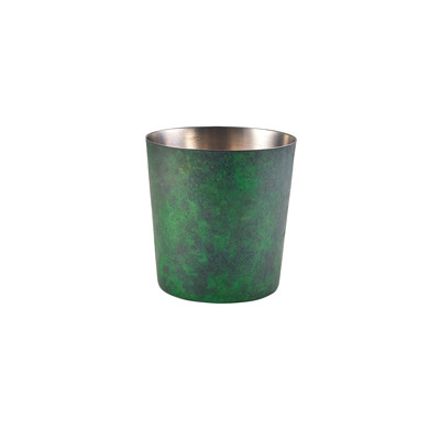 Patina Green Serving Cup | Blue Food Cup | Side Cup | Copper Hammered Cup